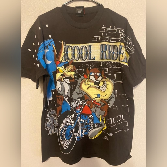 Shirts | Single Stitch Taz And Wylie Coyote Tshirt | Poshmark